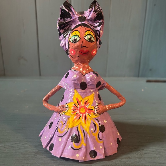 Source Unknown | Accents | Handcrafted Purple Caribbean Folk Art ...
